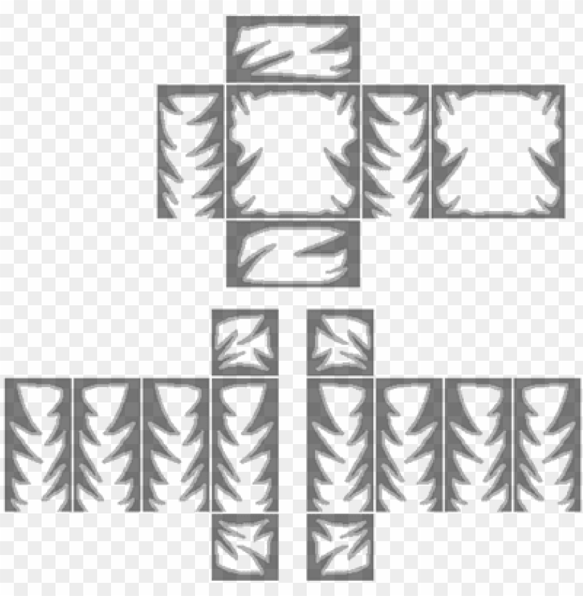 Roblox White Shaded Shirt Template